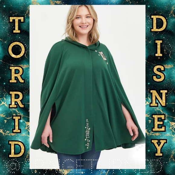 torrid | Jackets & Coats | Torrid Disney Hocus Pocus Hooded Cape Coat ...